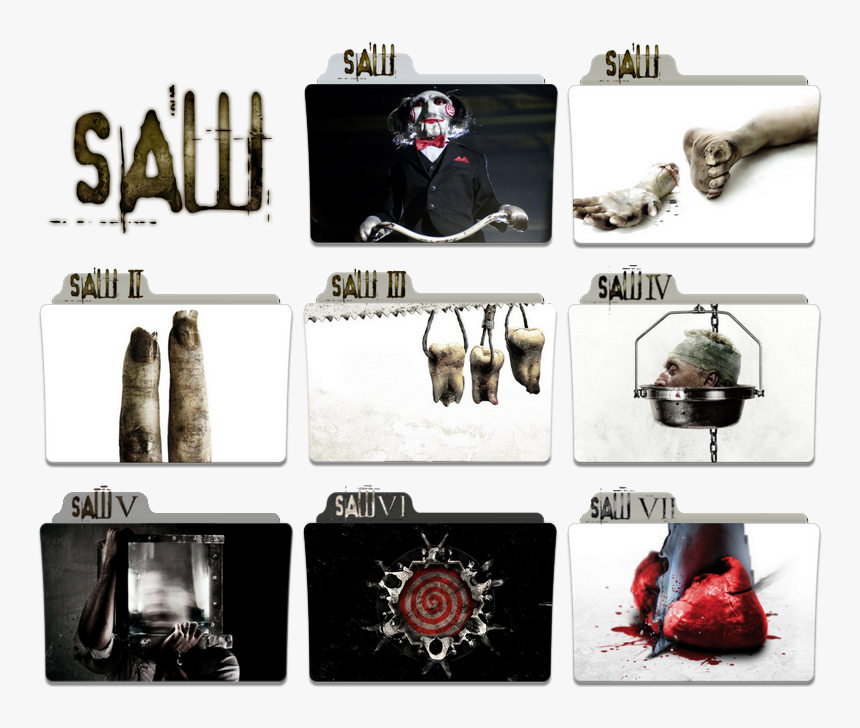 Saw Movie Folder Icon, HD Png Download , Transparent Png Image - PNGitem