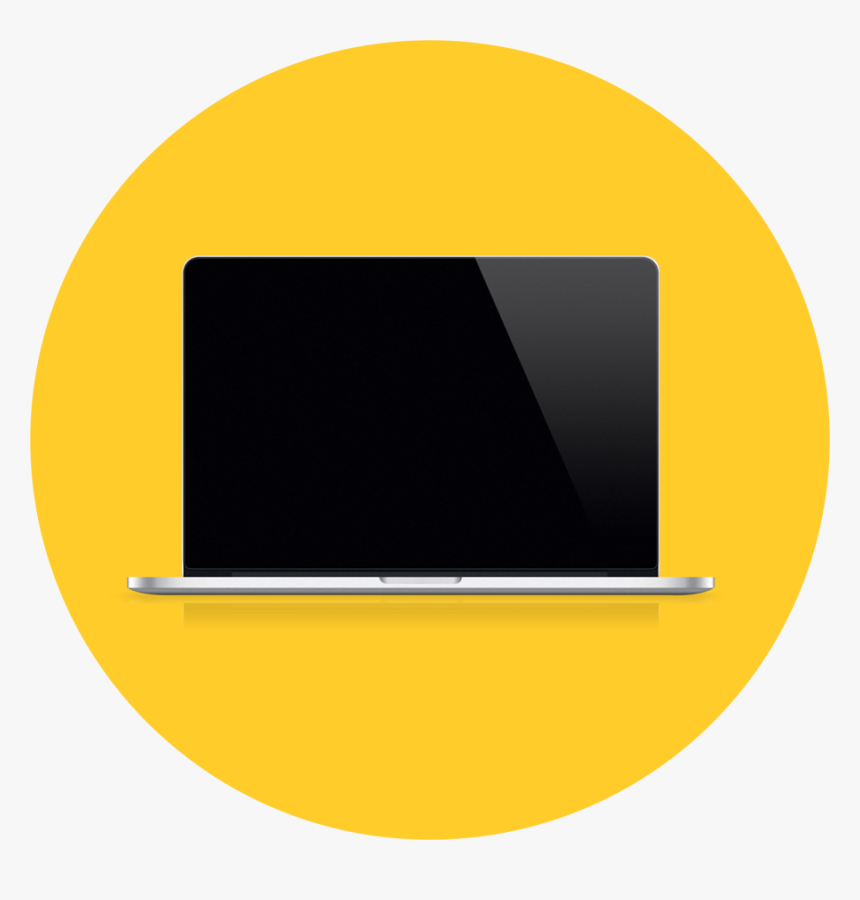 Laptop - Circle, HD Png Download , Transparent Png Image - PNGitem