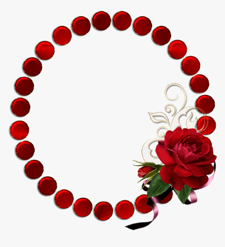 Polka Dot Monogram Circle Frame, HD Png Download , Transparent Png ...