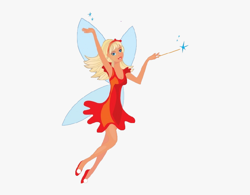 Red Cartoon Fairy, HD Png Download , Transparent Png Image - PNGitem