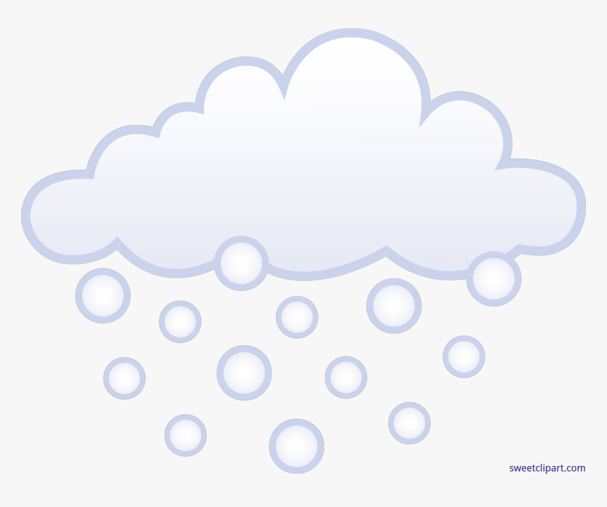 Snowy Clipart Weather Pattern - Snowing Drawing, HD Png Download ...