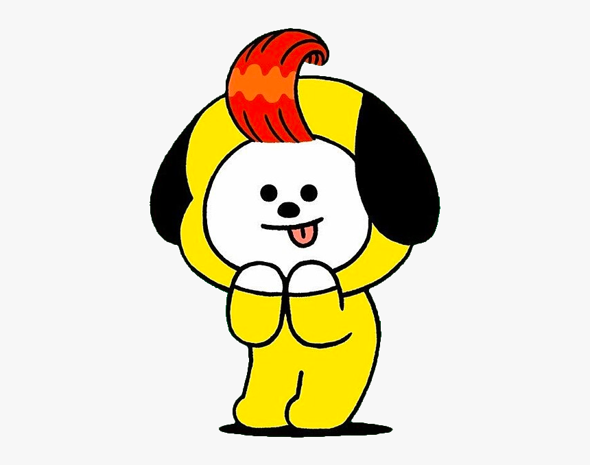 #bt21 #chimmy - Bt21 Hair Styles, HD Png Download , Transparent Png ...