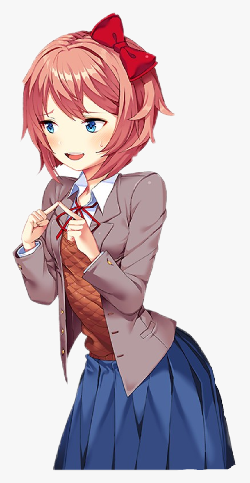 Ddlc Sticker By Uma - Doki Doki Literature Club Sayori Png, Transparent ...