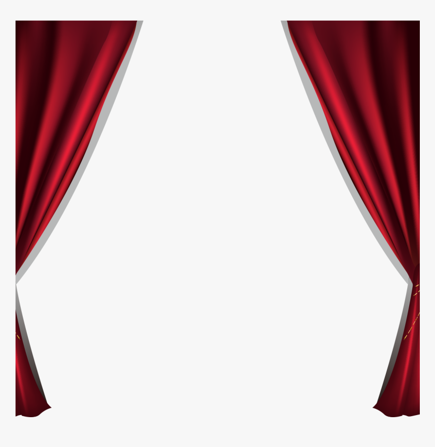 Red Curtains Png - Transparent Background Curtain Icon, Png Download ...