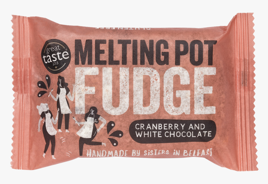 Handmade Cranberry & White Chocolate Fudge - Banner, HD Png Download ...