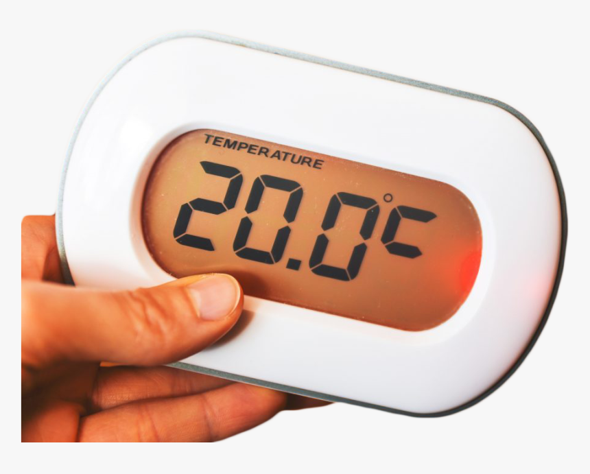 Temperature Reading Dial - Digital Clock, HD Png Download , Transparent ...