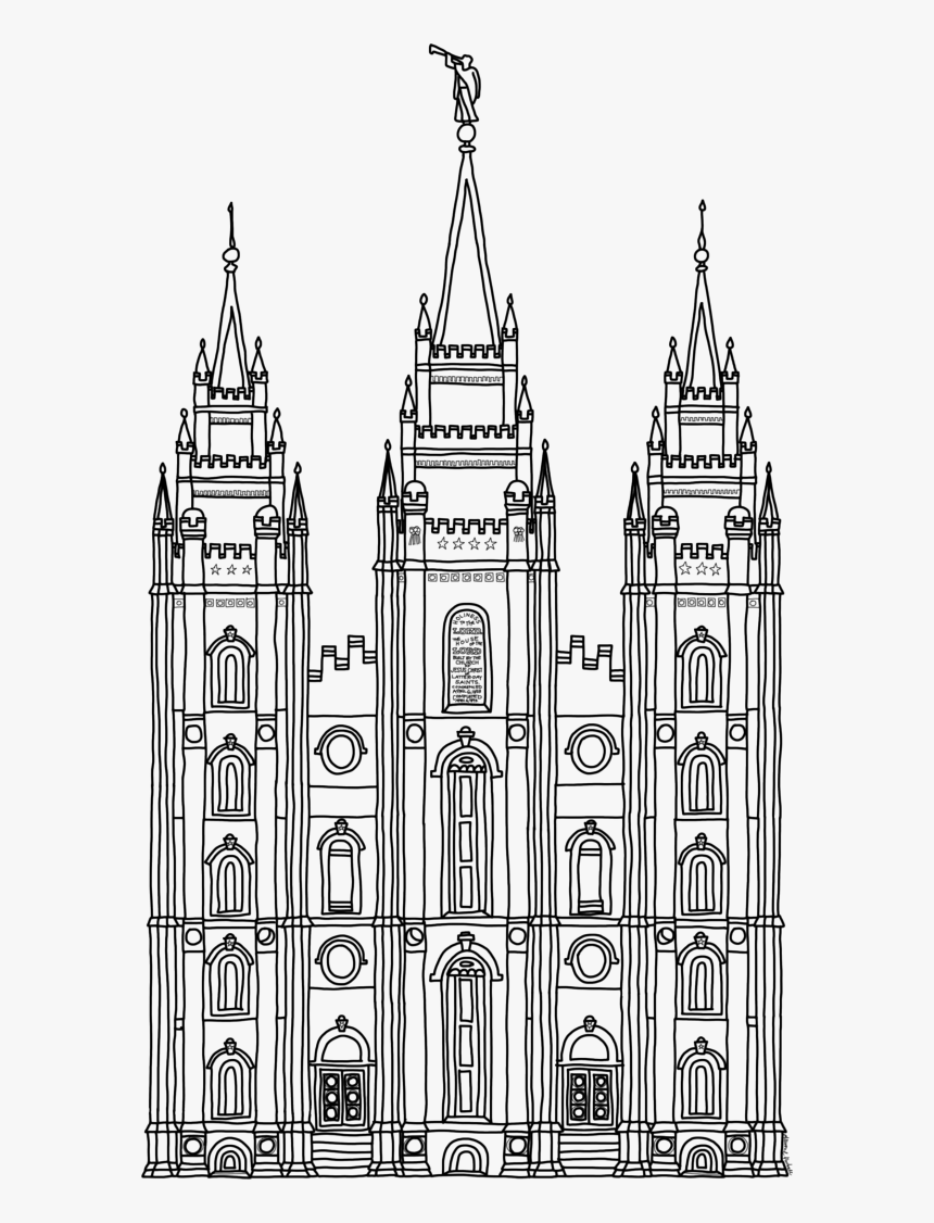 Lds Salt Lake Temple Clip Art, HD Png Download , Transparent Png Image ...