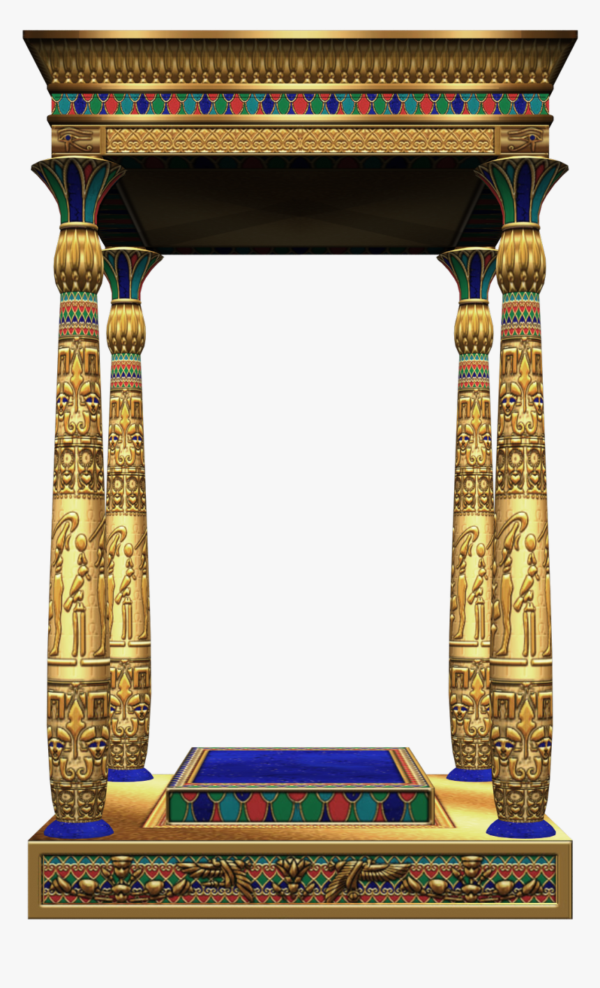 Ancient Egypt Clip Art - Ancient Egyptian Pillars Architecture, HD Png ...