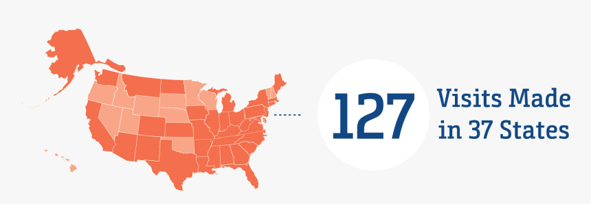 Collaborative Impact - Map Of The United States White Background, HD ...