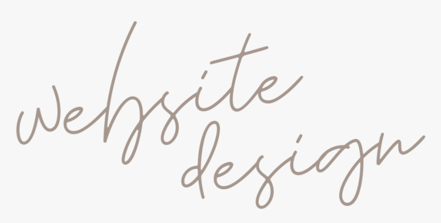 Website Design - Calligraphy, HD Png Download , Transparent Png Image ...