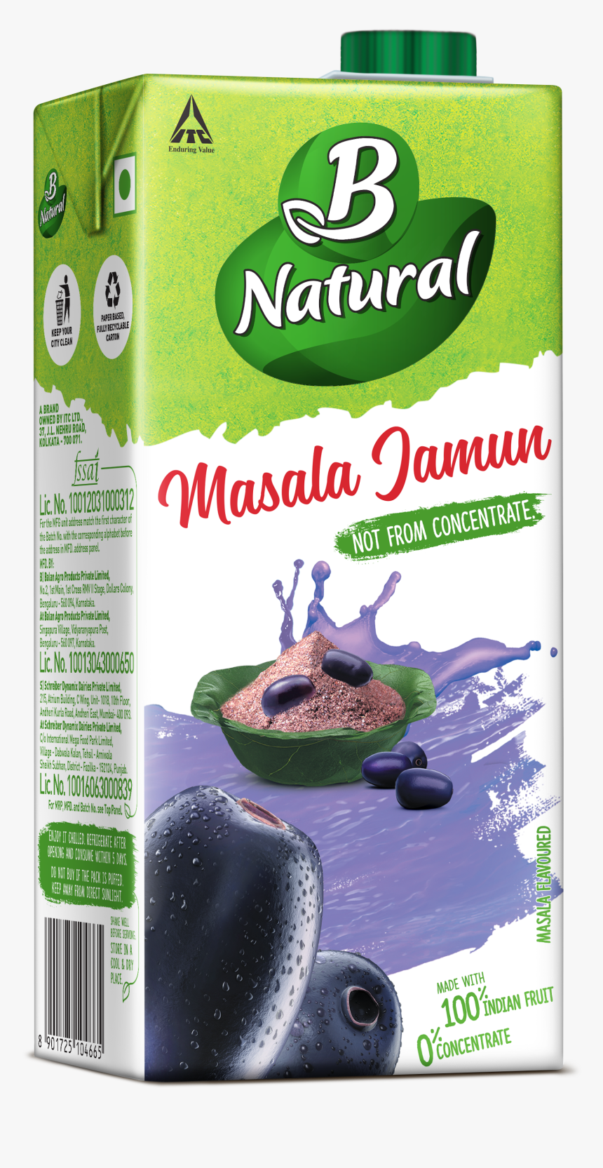 B Natural Masala Jamun, HD Png Download , Transparent Png Image - PNGitem