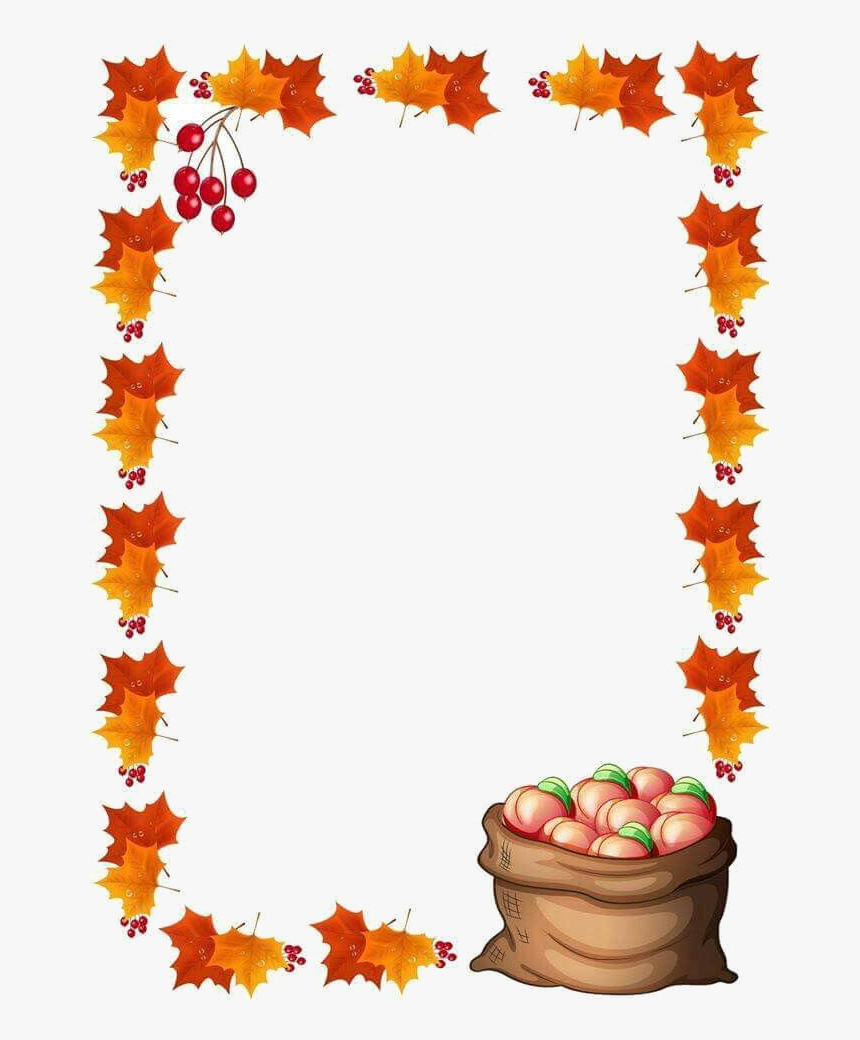 Seasonal Fall Clip Art Borders