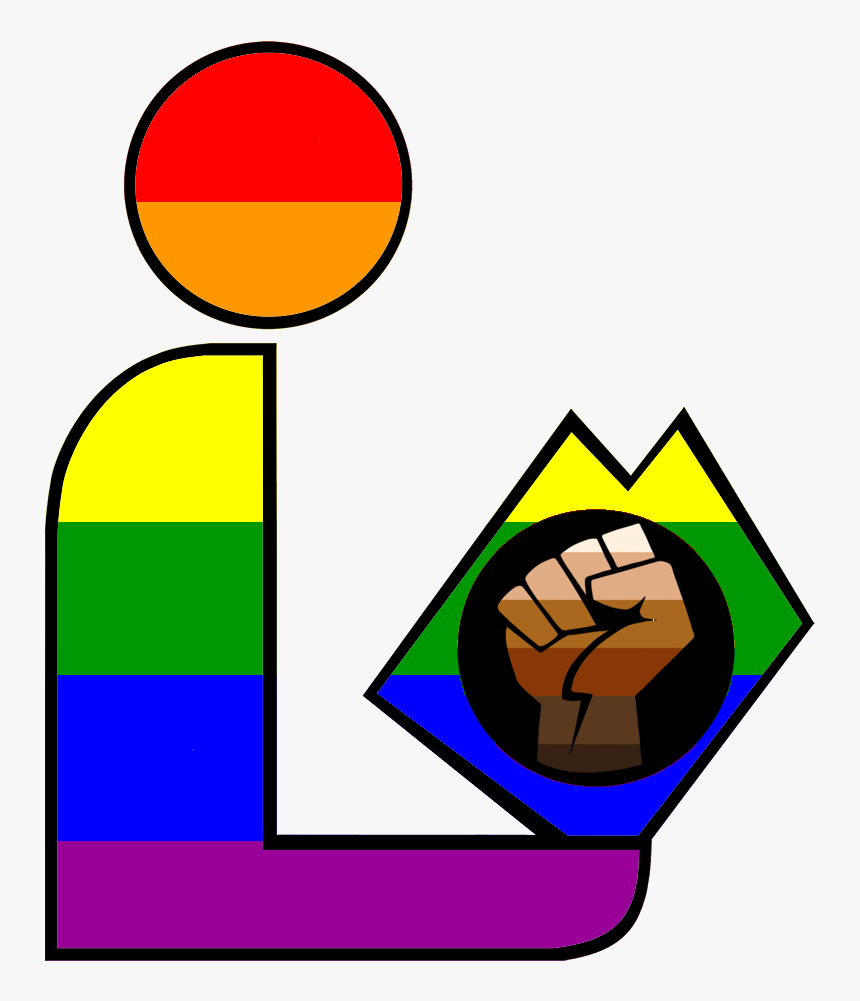 Pride Support Fist Rainbow Library Logo - Pride Library Logo, HD Png ...