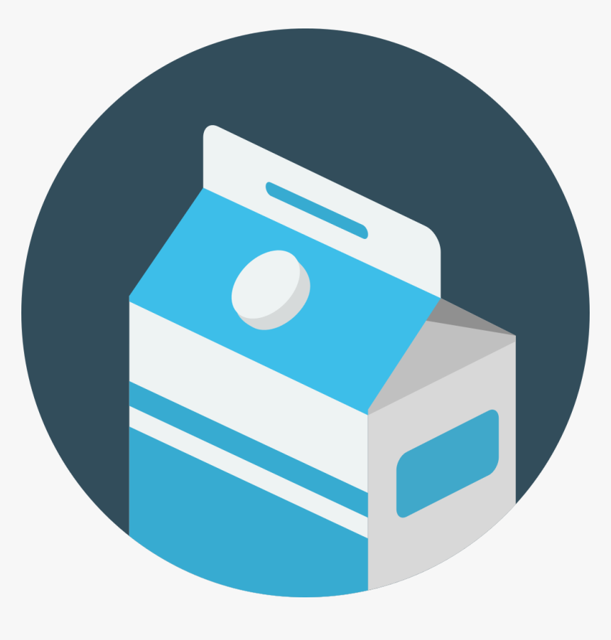 Milk Flat Icon Png, Transparent Png , Transparent Png Image - PNGitem
