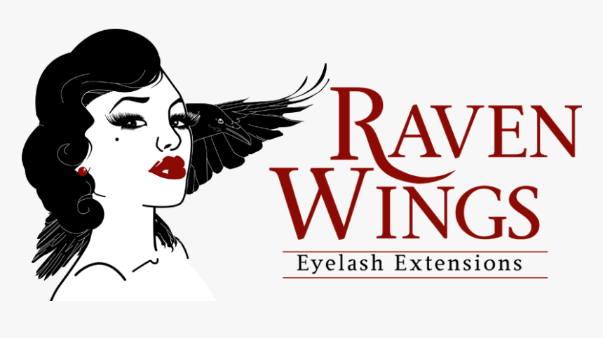 Raven Wings Eyelash Extensions - Raven Wings Lashes, HD Png Download ...