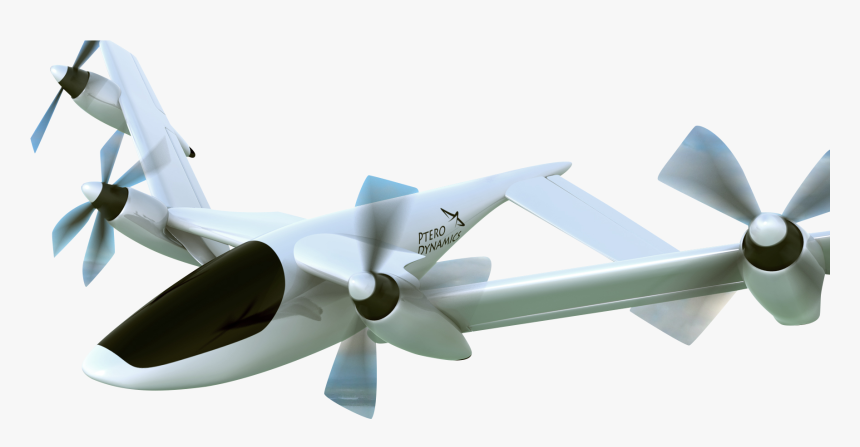 Pterodynamics Transwing - Foldable Wings Vtol, HD Png Download ...