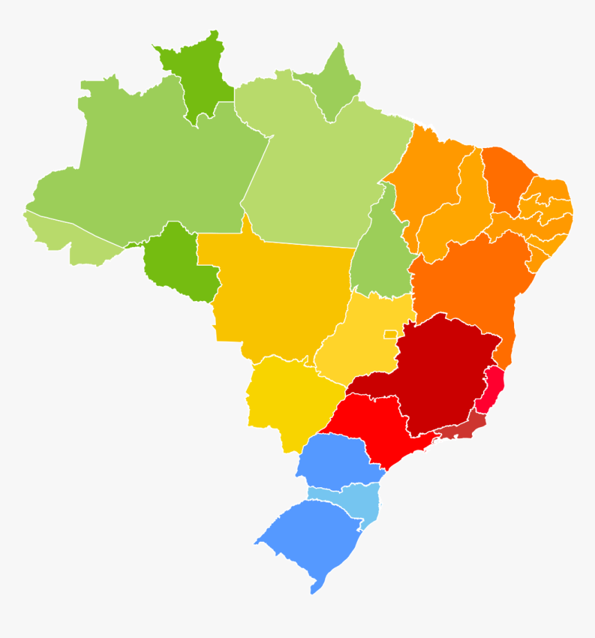 Mapa Do Brasil Svg, HD Png Download , Transparent Png Image - PNGitem