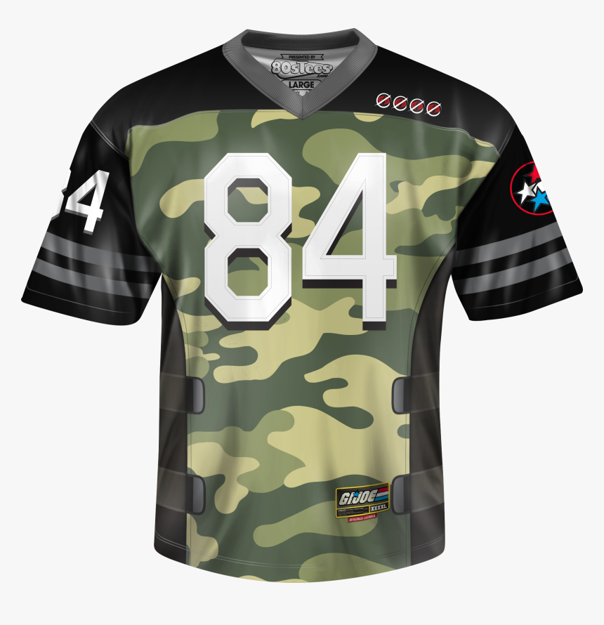 Roadblock Gi Joe Football Jersey - Sports Jersey, HD Png Download ...
