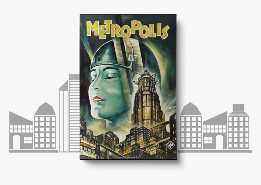 Transparent Girl Falling Png - Metropolis 1927 Cover, Png Download ...