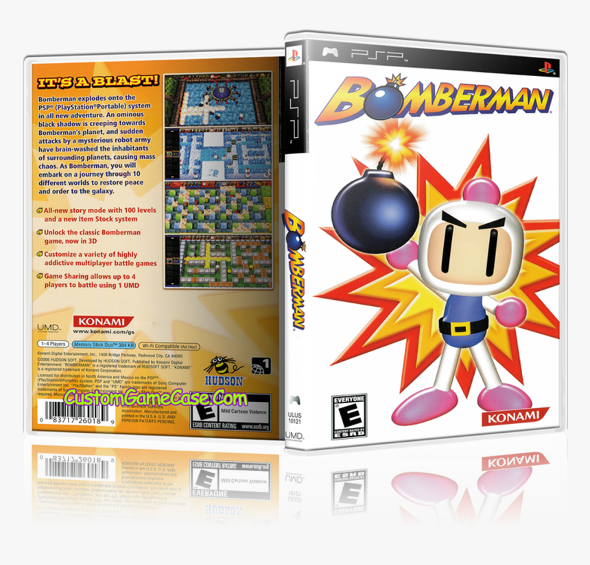 Sony Playstation Portable Psp - Video Game Bomber Man, HD Png Download ...
