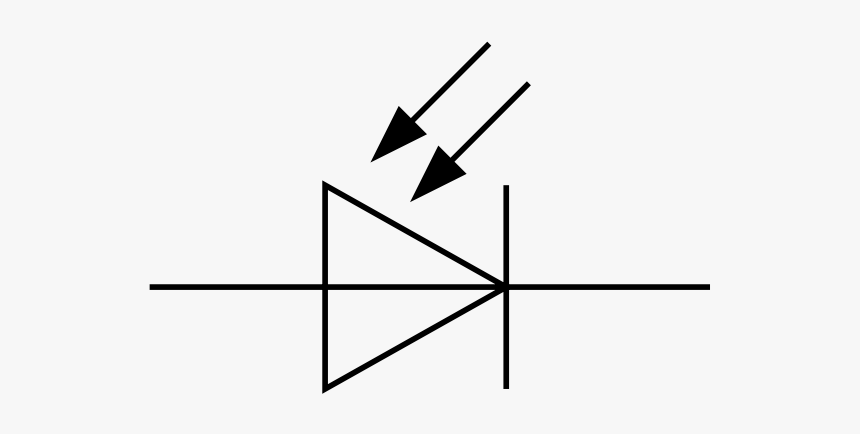Iec Photodiode Symbol Vector Drawing - Symbol Photodiode, HD Png ...