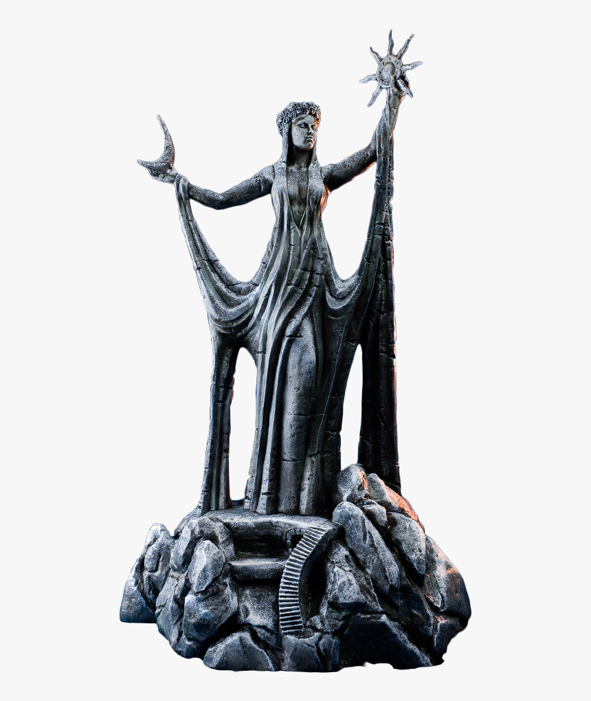 The Elder Scrolls V - Elder Scrolls Azura Statue, HD Png Download ...