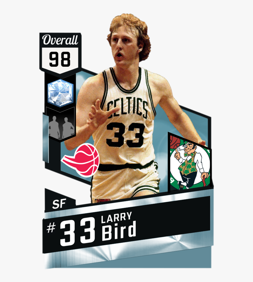 Larry Bird Png Vector Transparent - Nba Card Kevin Durant, Png Download ...
