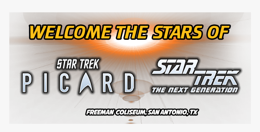 Welcome The Stars Of Star Trek - Star Trek The Next Generation, HD Png ...