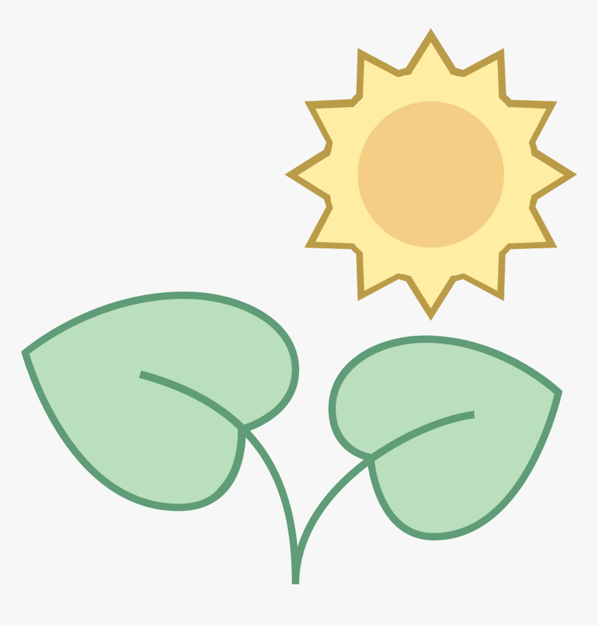 Farmland Vector Sunbeam - Plant With Sun Icon, HD Png Download ...