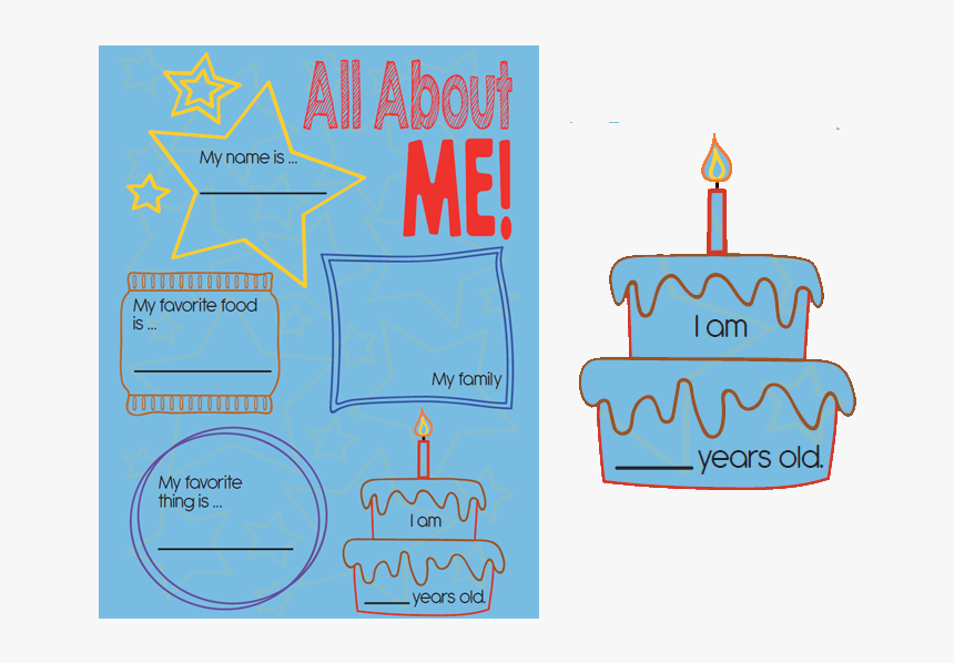 Simple All About Me Poster, HD Png Download , Transparent Png Image ...