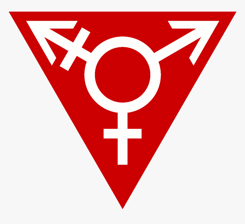 Red Transgender Triangle-wide - Trans Feminism, HD Png Download ...