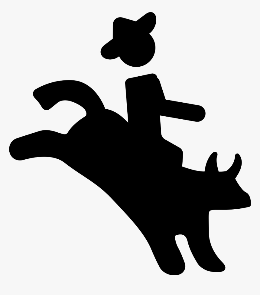 Rodeo Silhouette - Rodeo Icon, HD Png Download , Transparent Png Image ...