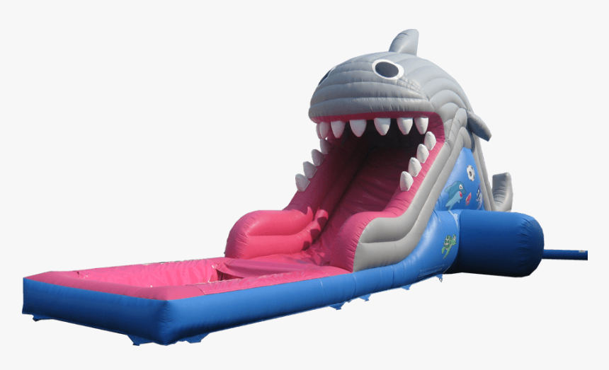 Shark Water Slide - Inflatable Obstacle Malaysia Png, Transparent Png ...