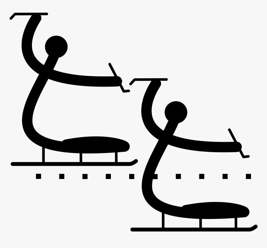 File Ice Sledge Speed Racing Paralympic Pictogram - Ice Sledge Speed ...