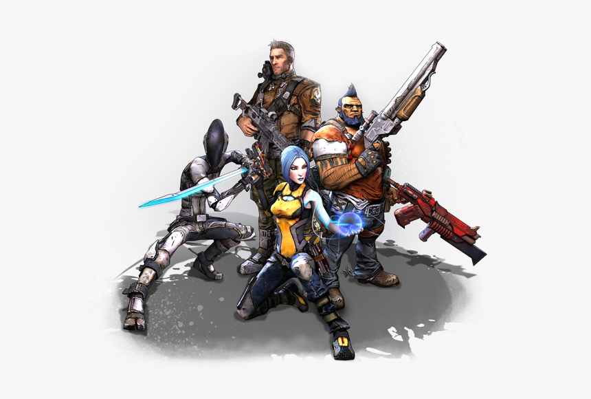 Bl2 Characters1 - Borderlands 2, HD Png Download , Transparent Png ...