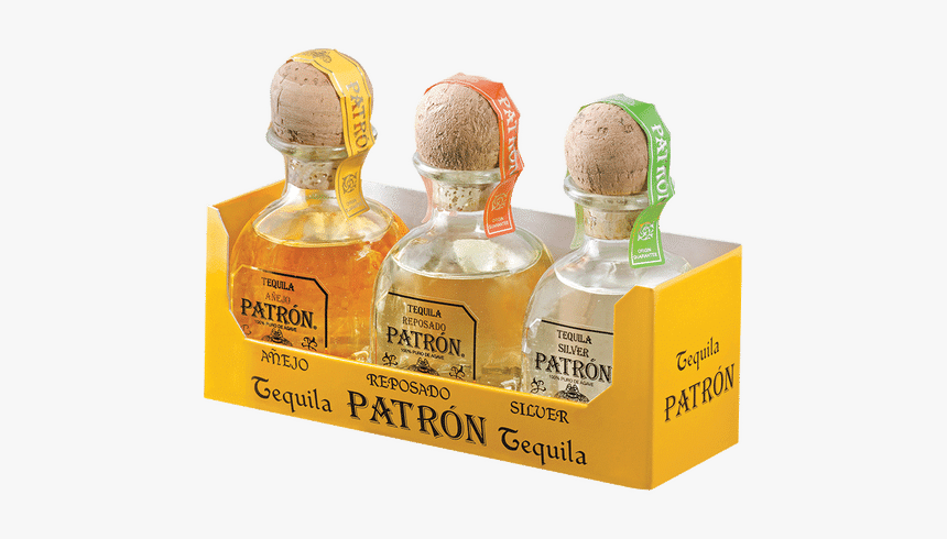 Patron Mini Gift Set - Patron Tequila Rainbow Pack, HD Png Download ...