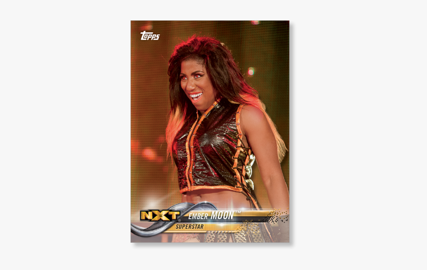 2018 Topps Wwe Ember Moon Base Poster - Wwe Nxt, HD Png Download ...