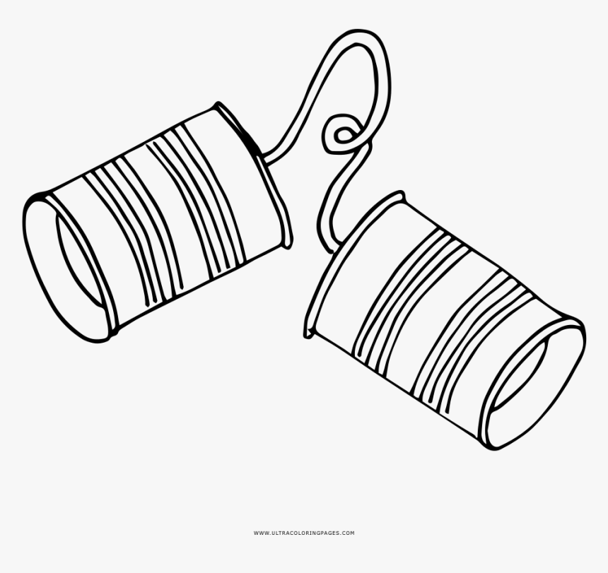 Tin Can Coloring Page