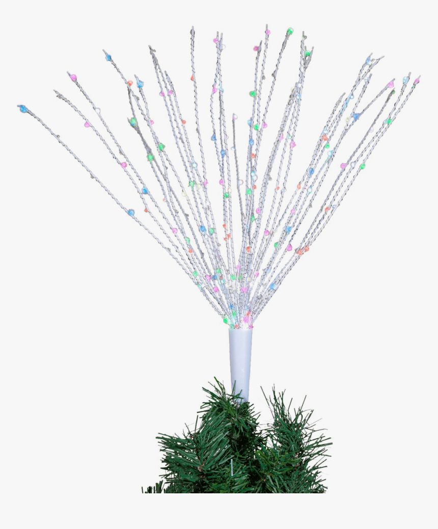 Starburst Multicolor Led Light Tree Topper - Tree-topper, HD Png ...