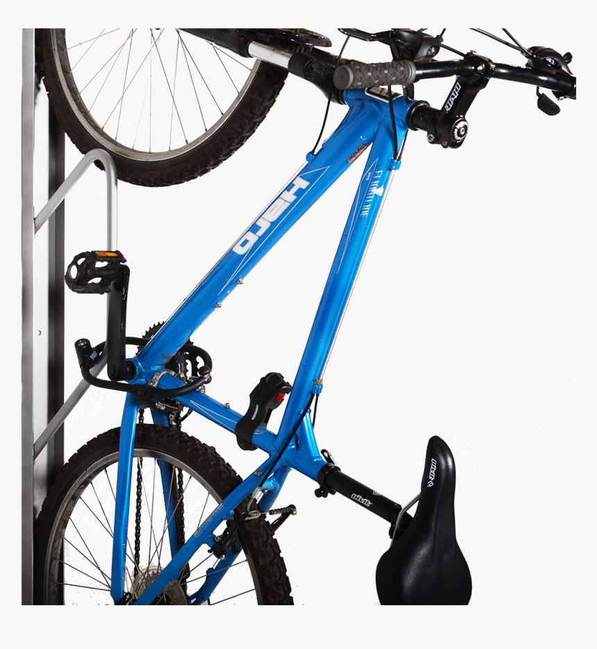 Urban Space Wall Mount Bike Rack - Bicycle, HD Png Download ...