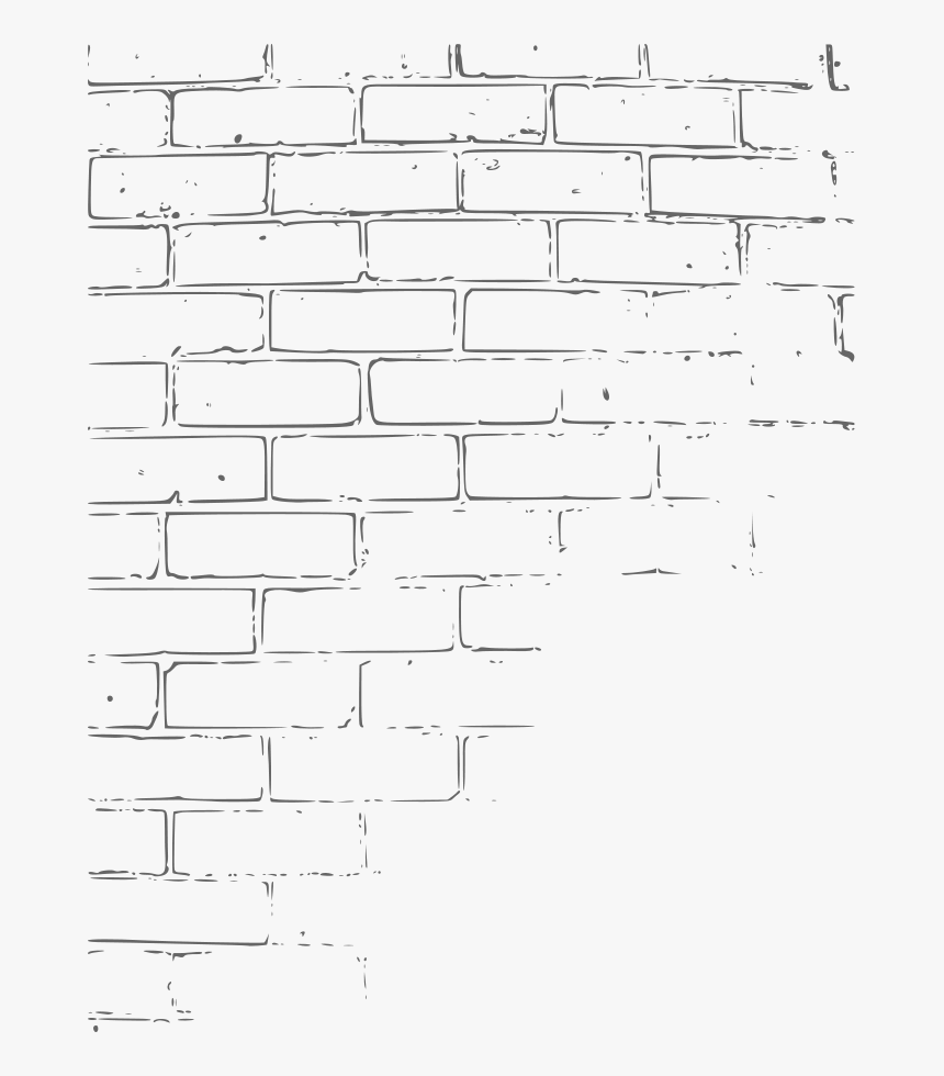 Brick Wall Texture Clipart - Brick Wall Outline Png, Transparent Png ...