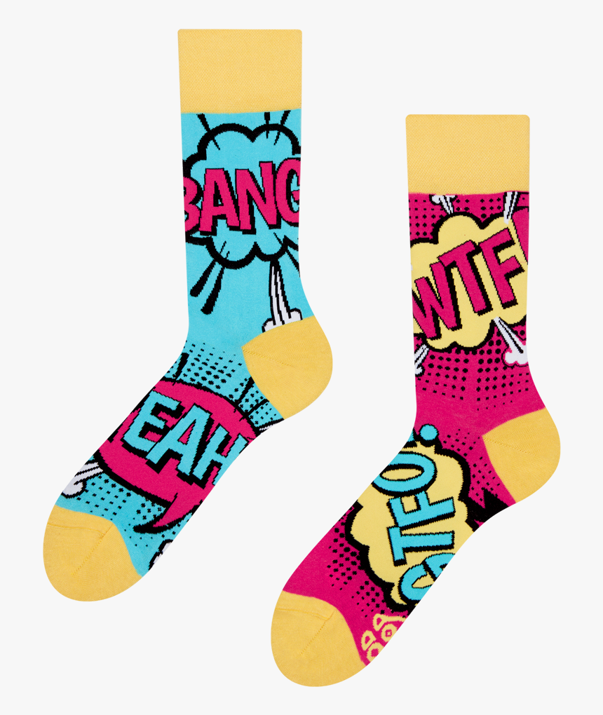 Sale Good Mood Socks - Ponožky Komiks, HD Png Download , Transparent ...