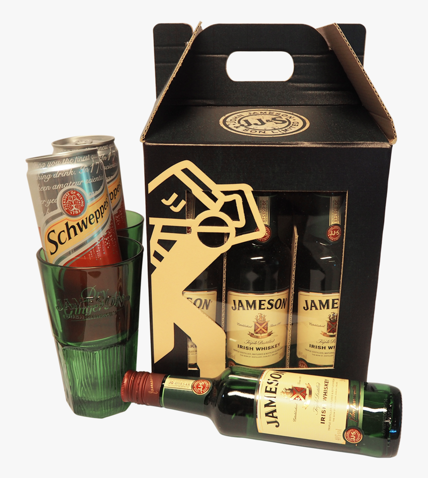 Jameson Party Pack 4 X 20cl - Schweppes, HD Png Download , Transparent ...