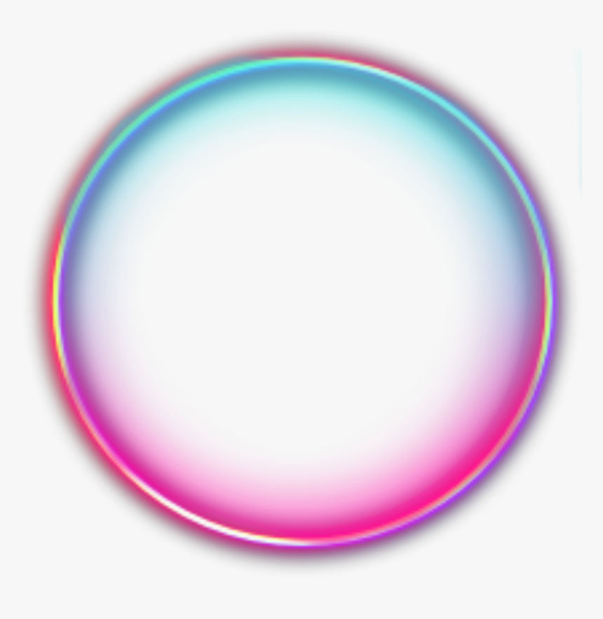 #roda #circulo #neon - Circle, HD Png Download , Transparent Png Image ...
