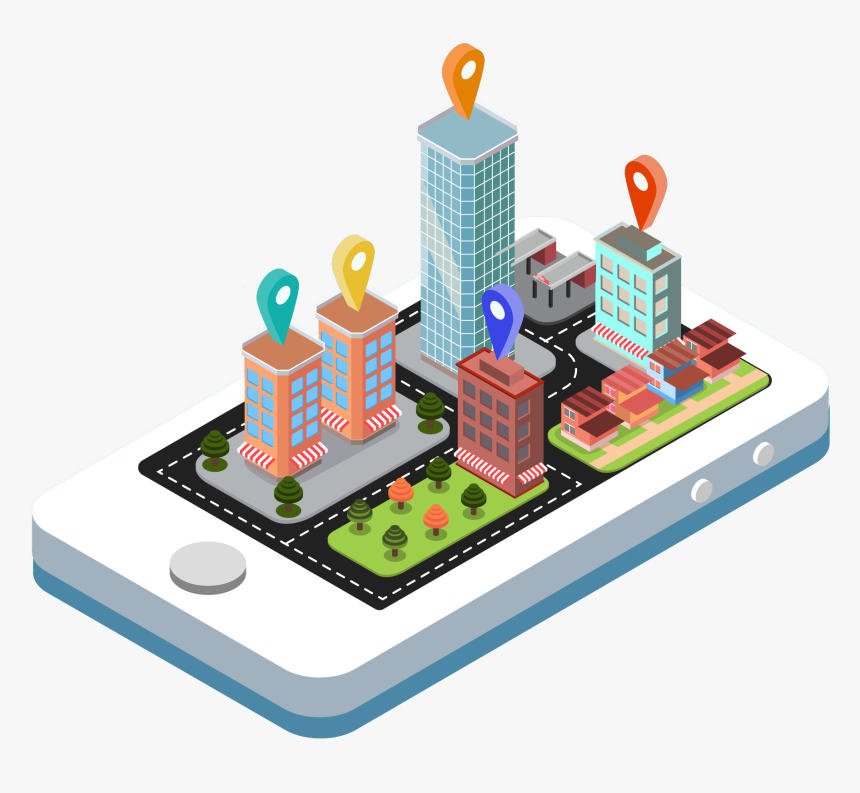 Designed By Freepik - Building Models For Smart City, HD Png Download ...