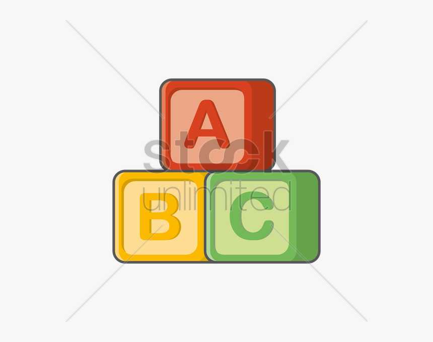 Abc Blocks Vector Image - Sign, HD Png Download , Transparent Png Image ...