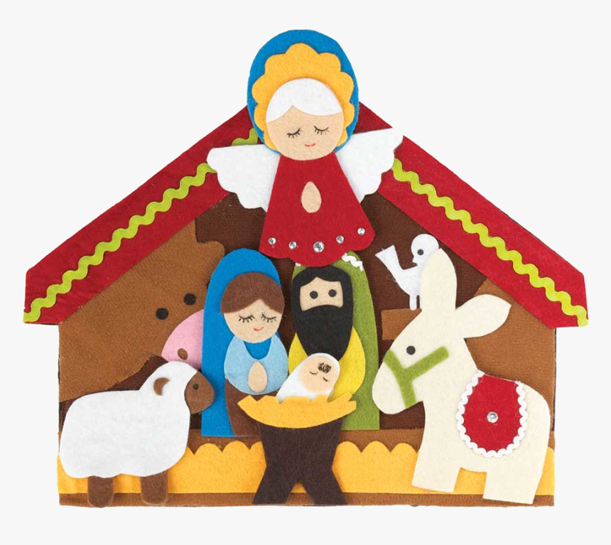 Nativity Scene , Png Download - Felt Nativity, Transparent Png ...