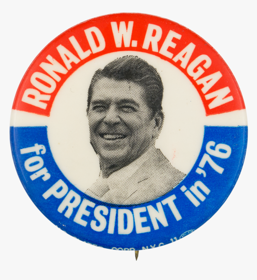 Reagan For President In 76 Political Button Museum - Emblem, HD Png ...