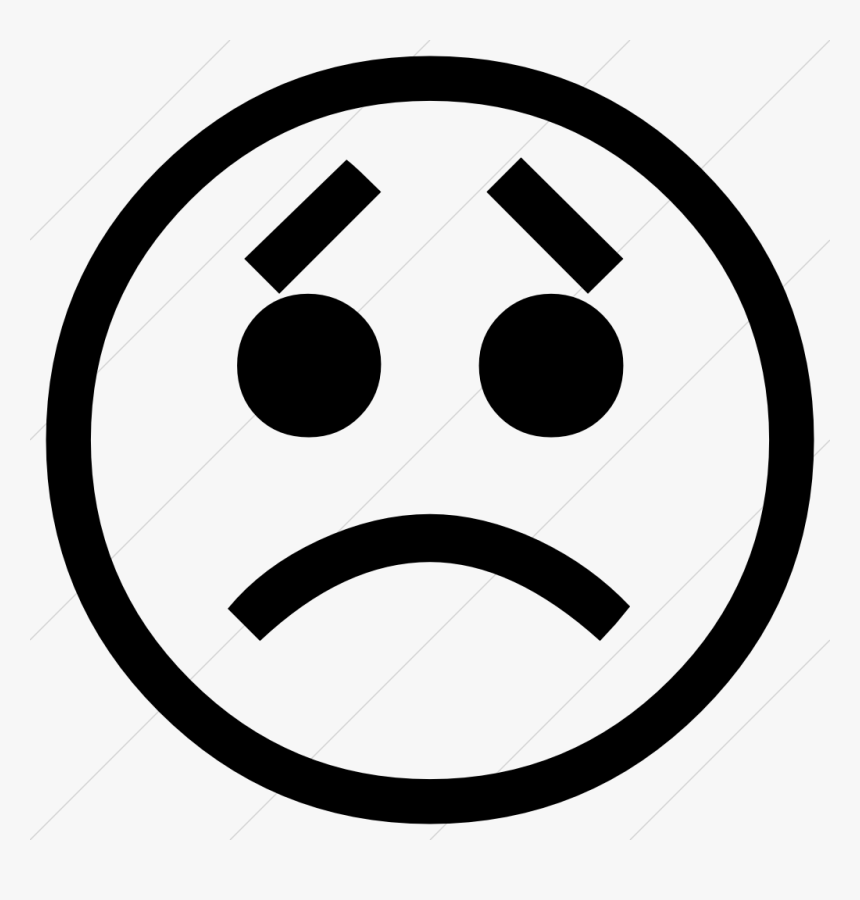 Facebook Logo Png Transparent - Face Emoticon Disappointed, Png ...