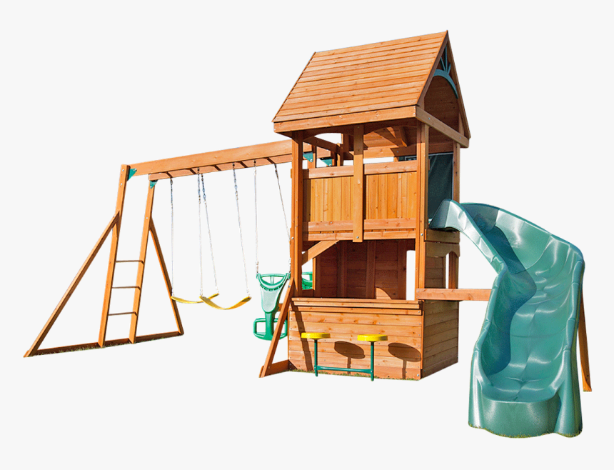Osterley Climbing Frame - Selwood Climbing Frames Curve Slide, HD Png ...